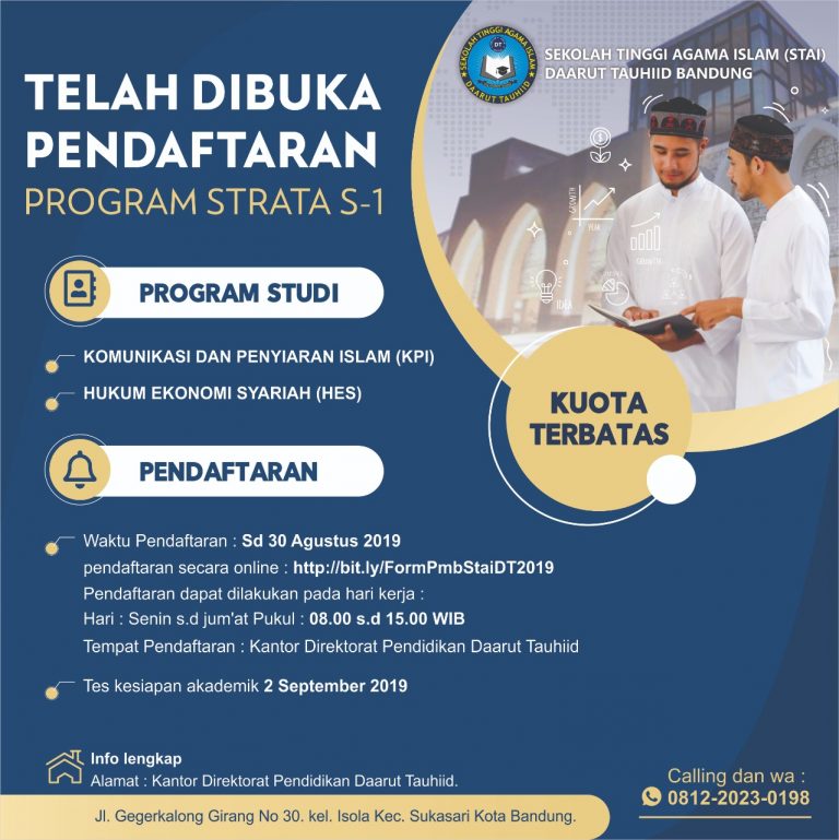 STAI Daarut Tauhiid Gelar PLKM 2019 - Pondok Pesantren Daarut Tauhiid